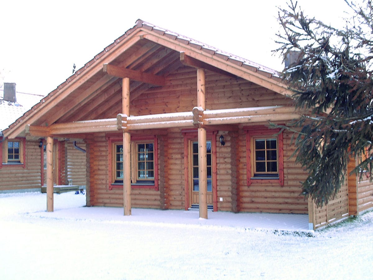 Ferienhaus finnisches Blockhaus auf dem Ferienhof Muhl, Wulfen, Firma ...